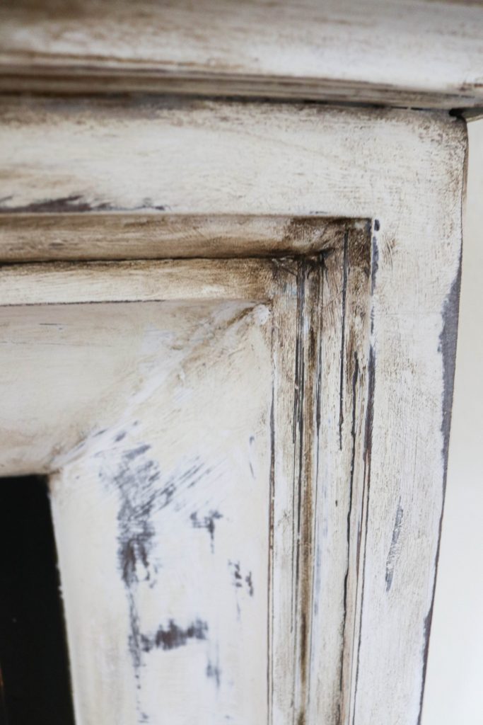 How To Antique a Mantle for DIY Beginners - Happily Ever Adventures